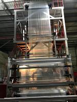 China High speed aba plastic trash bag film blowing extruder line for sale