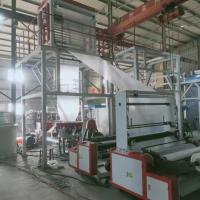 China High speed three layer pla pbat hdpe ldpe film blow extruding machine price for sale