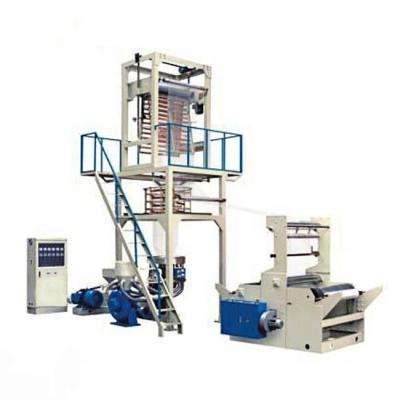 China High Speed Rotary Die Head Double Rewinder Plastic HDPE LDPE PE Biodegradable Film Extruder Machine for sale