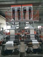 China Double head film blowing machine high speed blown film machine 100%biodegradable film making machine for sale