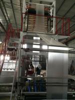 China ABA Three layers high speed Biodegradable PE Film Blowing Machine Agricultural greenhouse double rewinder film extruder for sale