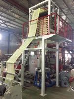 China ABA Three layers high speed Biodegradable PE Film Blowing Machine Agricultural greenhouse double rewinder film extruder for sale