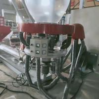 China High speed taiwan quality double rewinder pe rotary die head embossing blown stretch film extruder machine for sale