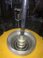 China Three layer ABC HDPE LDPE PE plastic Biodegradable rotary die head film blown extruder machine factory price for sale