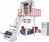 China HDPE LDPE LLDPE Nylon 100% cornstarch biodegradable PLA plastic poly PE film blowing machine extruder for sale