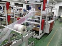 China High quality hot sale plastic T-shirt bag flat bag 4 lines cutting machine for sale