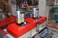 China Hot cutting two lines high speed plastic t shirt shopping  bag making machine Price for sale