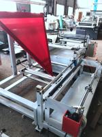 China Roll-to Roll Plastic film triangle folding and rewinding machine for PE HDPE LDPE PP BOPP OPP for sale