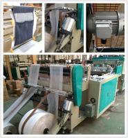 China Fully automatic High speed  biodegradable plastic PE T-shirt  bags making machine for sale
