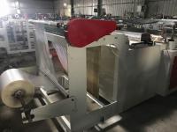 China Automatic Double layer Biodegradable plastic poly pe pp clothes cover garment bag cutting machine price for sale