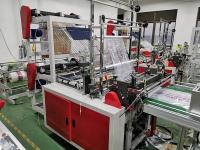 China High Speed 4 lines plastic hdpe ldpe garbage bag and shopping bag making machine plant price for sale