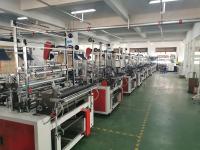 China Top sale High speed 4 line garbage bag making machine semi auto plastic shopping bag machine for sale