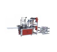 China High quality Hot sealing 4 lines cold cutting shopping bag garbage  bag making machine for sale