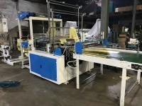 China High quality Hot sealing 4 lines cold cutting shopping bag garbage  bag making machine for sale
