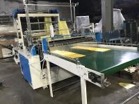 China High quality Hot sealing 4 lines cold cutting shopping bag garbage  bag making machine for sale