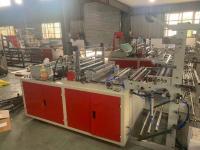 China BOPP/OPP/PE Polythene Plastic film HEAT CUTTING hot side sealing bag making machine for sale