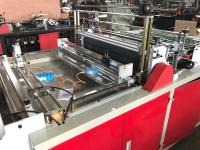 China BOPP/OPP/PE Polythene Plastic film HEAT CUTTING hot side sealing bag making machine for sale