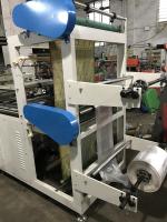 China High Speed Polythene Plastic Continuous Roll to Roll  Flat Garbage Trash and T-shirt Shopping vest Bag Making Machine Price for sale