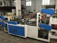 China High Speed Polythene Plastic Continuous Roll to Roll  Flat Garbage Trash and T-shirt Shopping vest Bag Making Machine Price for sale