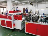China Four line high speed Full Automatic Plastic t shirt Bag Shopping Bag  garbage bag making Machine factory price for sale