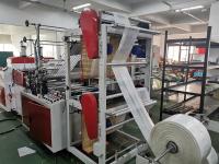 China Four line high speed Full Automatic Plastic t shirt Bag Shopping Bag  garbage bag making Machine factory price for sale