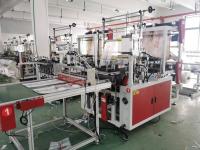 China High Speed 4 lines Heating Sealing and  cold cutting plastic garbage bag and shopping bag making machine for sale