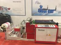 China full automatic heavy duty  garbage plastic  flat bag making machine price for sale