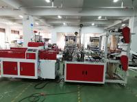 China Double layer 4 line plastic bag machine automatic t shirt bag making machine for sale
