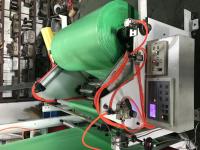 China Full Automatic two line garbage bag on roll coreless  making machine for sale