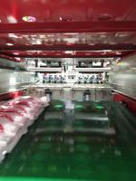 China Full automatic two lines biodegradable disposable T-shirt plastic shopping bag making machine price for sale