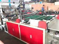 China Factory  Hot cutting Side Sealing OPP PP PE Plastic bread bag cloth bag courier bag making Machine price for sale