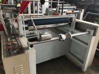 China PP/PE/OPP/BOPP plastic film triangle folding rewinding  side sealing machine for sale