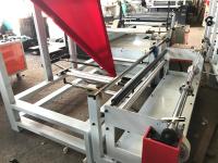 China High speed HDPE LDPE plastic film BOPP Folding and rewinding machine for bag roll side sealing bag for sale