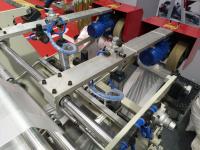 China 100%biodegradable t shirt bag making machine for sale