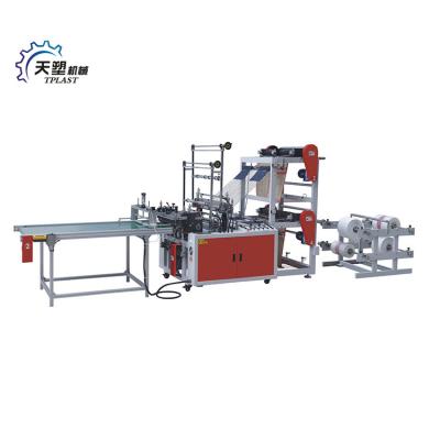 China automated poly polypropylene carrier bagging making machine price for sale