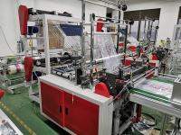 China bag making machine to make biodegradable Corn Starch PLA PE Polythene Carry Plastic T-shirt Shopping bags for sale
