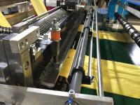 China Semi automatic plastic polythene bag cutting manufacturing machine price for sale