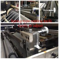 China full automatic 4 lines double layers heat bottom sealing and cold cutting  bag making machine for sale