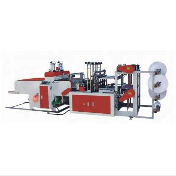 China Fully-Automatic 4 Lines Cold Cutting Plastic Bag Making Machine for sale