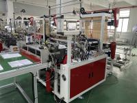 China Flat Bag Making Machine 4 Lines Heating Sealing And Cold Cutting for sale