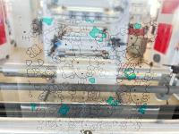 China 4 Four-Color Logo label Paper roll BO/OPP HD/LDPE Nylon Biodegradable high Speed plastic film Flexo Printing Machine for sale