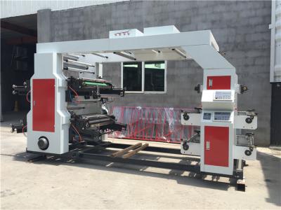 China Automatic 4 Color Flexographic Printing Machine Non Woven Bag Film Printer for sale