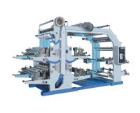 China PE Film 4 Color Flexographic Printing Machine Automatic Label Paper Printer for sale