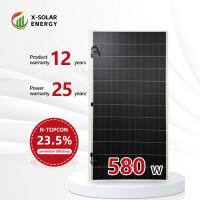 China 580W Flexible Solar Panels, Light‑Weight PV Modules For Roof Applications for sale