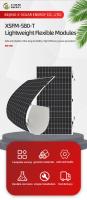 China Flexible Solar PV Panels 100W for Curved Roofs Tunnels Gas Stations No Roof Penetration for sale