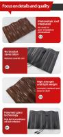 China BIPV Flexible Solar Panel 100W for Curved and Corrugated Tile Roofs Peel Stick Plug for sale