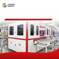 China Three-in-One Flexible Solar Panel Production Line with 2-6mm Adjustable String Spacing and 16s Cycle Time for sale