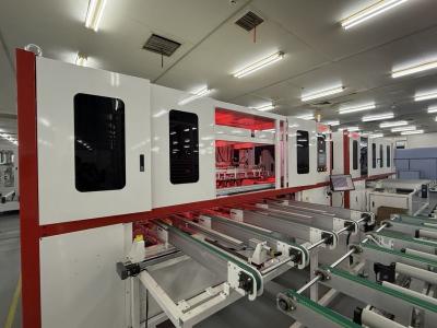China 20kW/40kW Solar Panel Edge Welding Machine with 2-6mm Adjustable String Spacing and 986-1450mm Glass Compatibility for sale