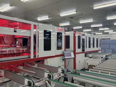 China Compact Terminal Electric Cell Solar Panel Welding Machine for BIPV Products - 16s/Module Cycle, 20kW Power, 5050mm Length for sale