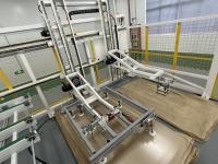 China X-Solar Automatic Glass Loading Machine 8.5KW 380V for 1630-2600mm PV Modules for sale